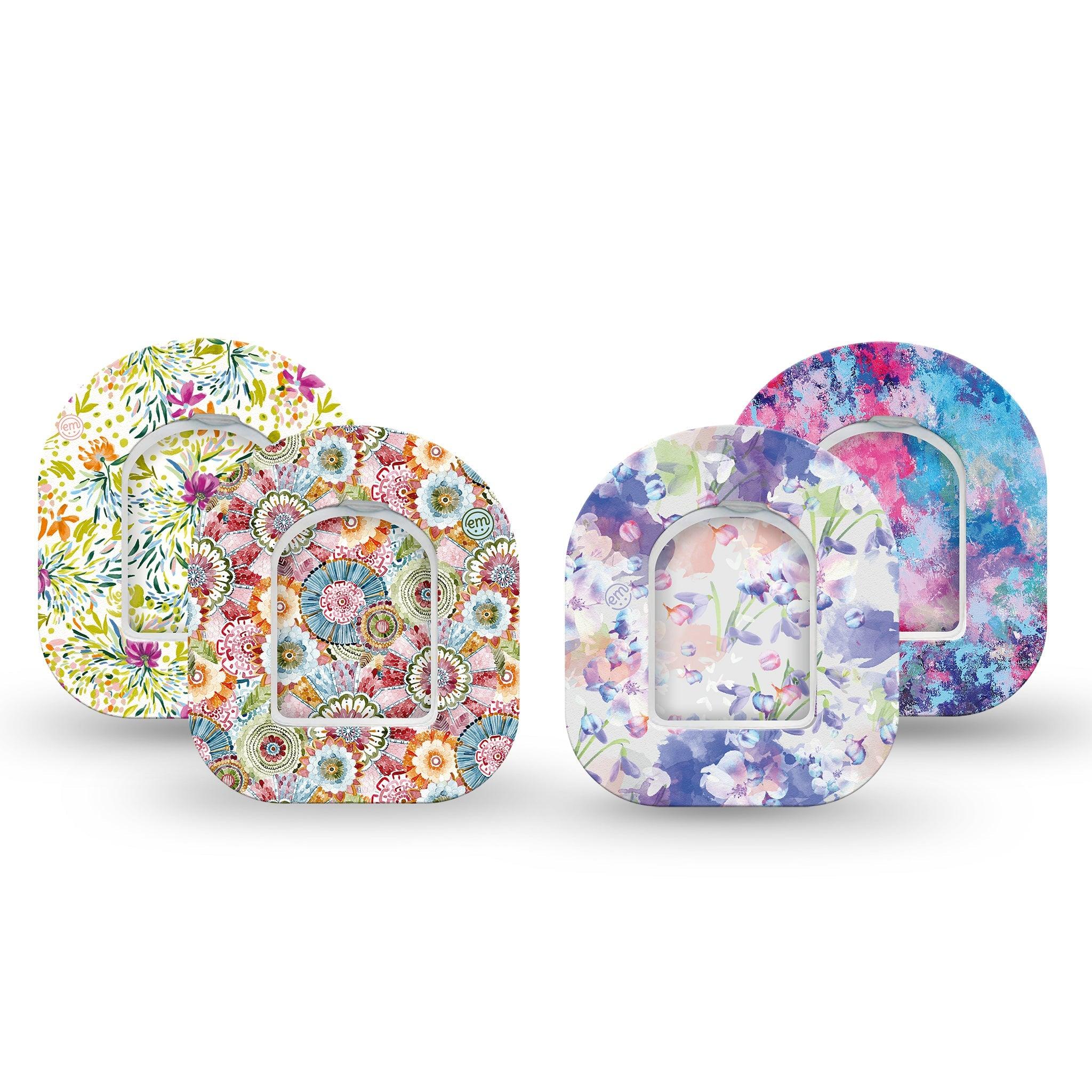 ExpressionMed Garden Harmony Variety Pack Pod Decorative Vinyl Center Sticker