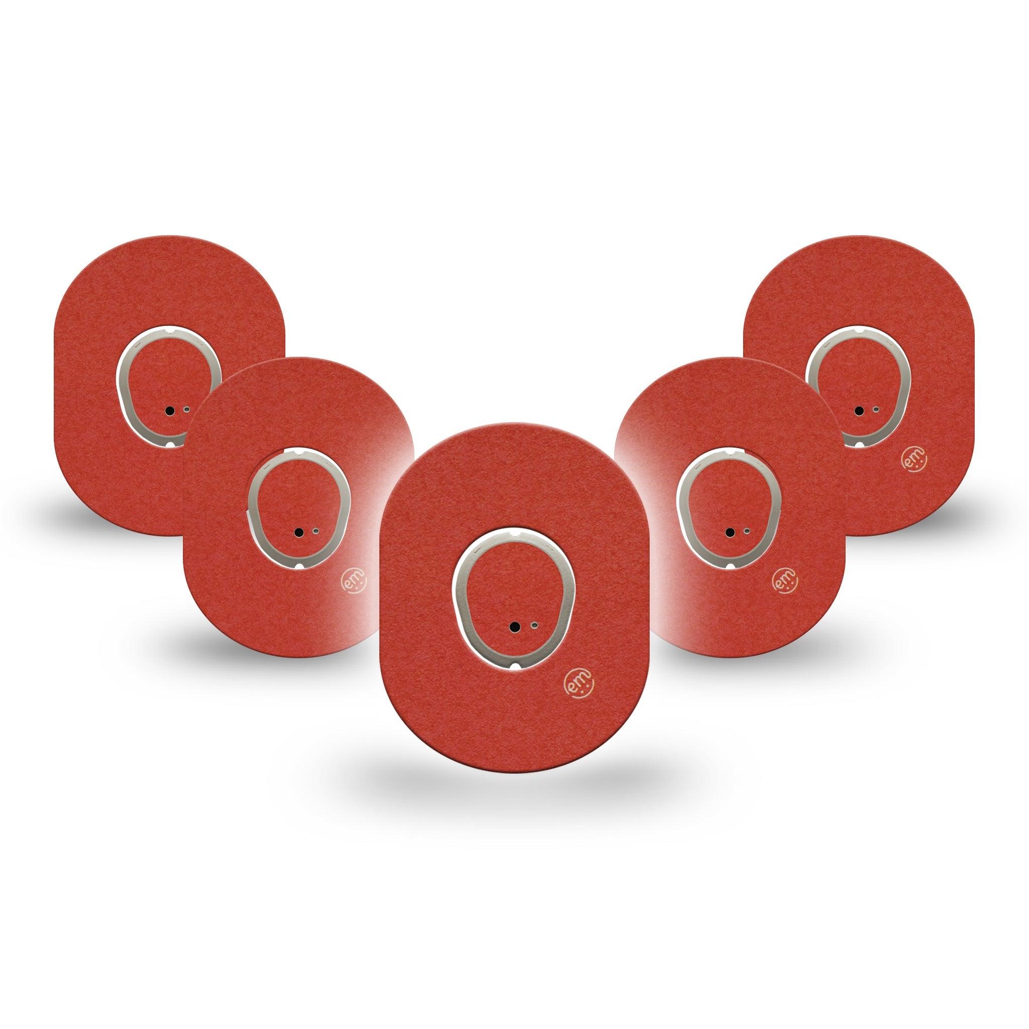 ExpressionMed Cherry Red Dexcom G7 and Stelo Mini Patch