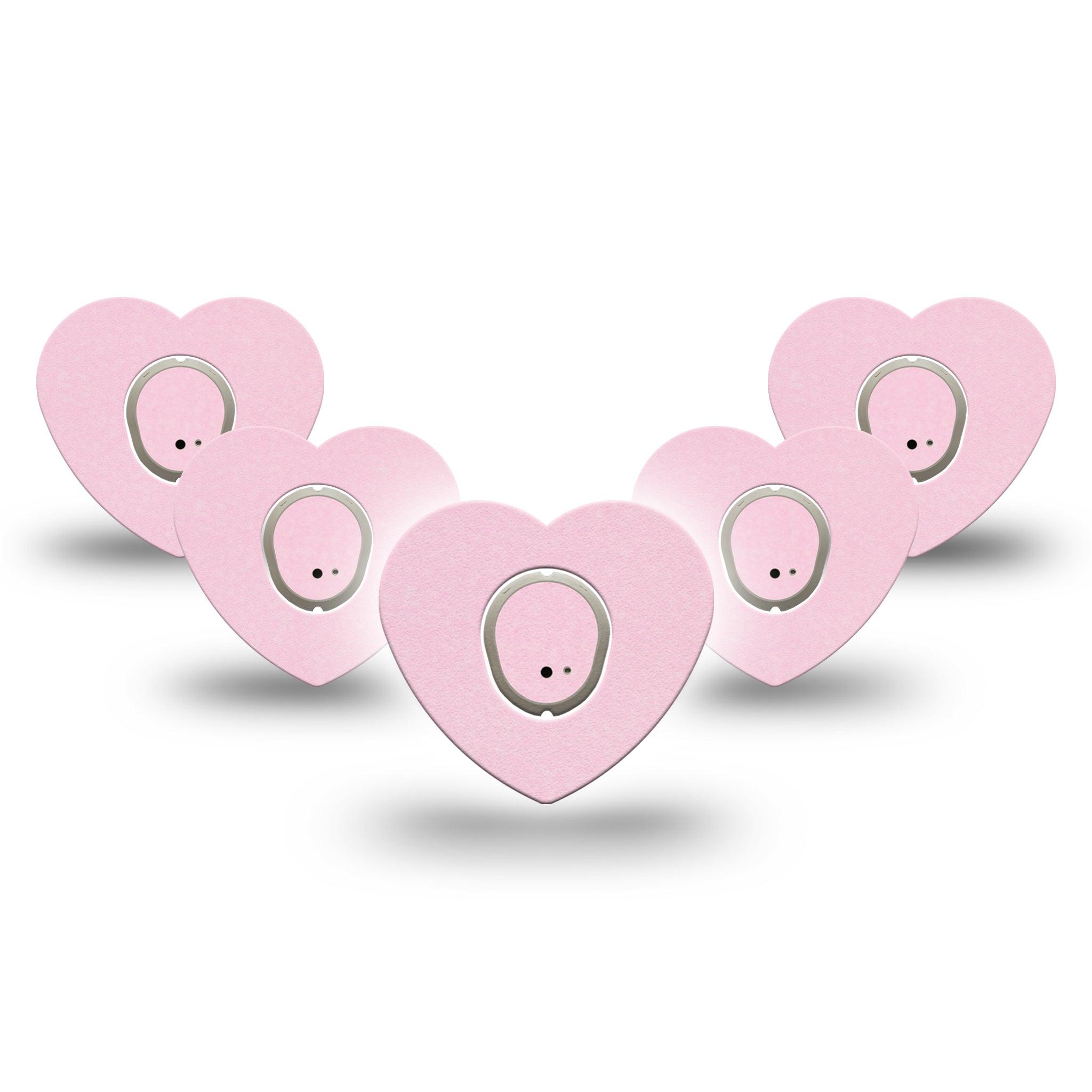 ExpressionMed Baby Pink Dexcom G7 and Stelo Heart Patch