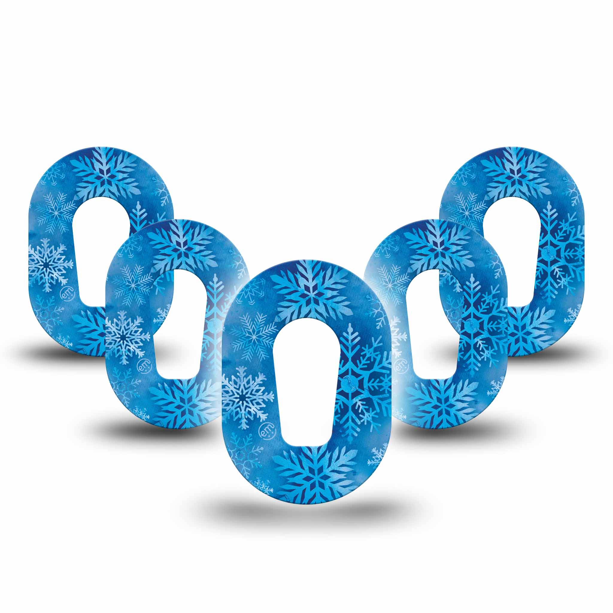 ExpressionMed Falling Snow Dexcom G6 Mini Patch