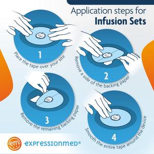 ExpressionMed Mirror Ball Infusion Set Patch