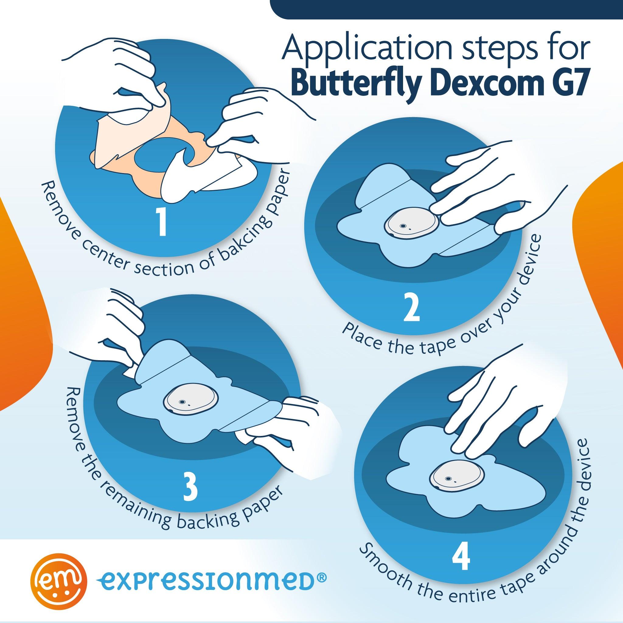 ExpressionMed Galaxy Dexcom G7 and Stelo Butterfly Patch