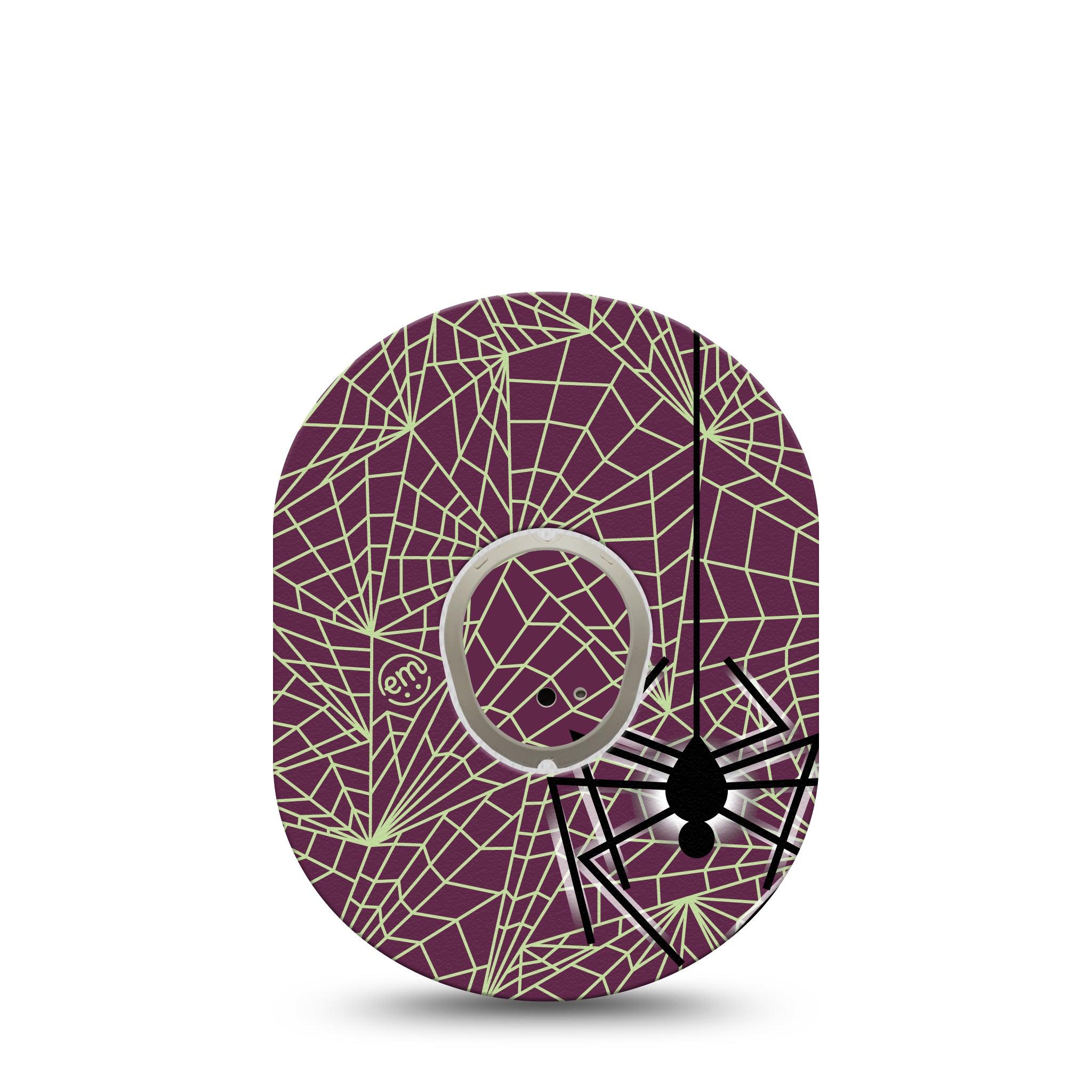 Spider Webs Dexcom G7 Transmitter Sticker - ExpressionMed