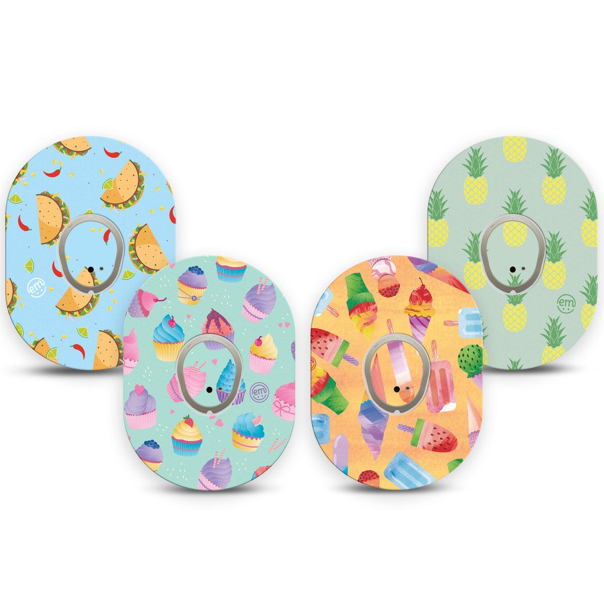 ExpressionMed Food Variety Pack Dexcom G7 Transmitter Sticker