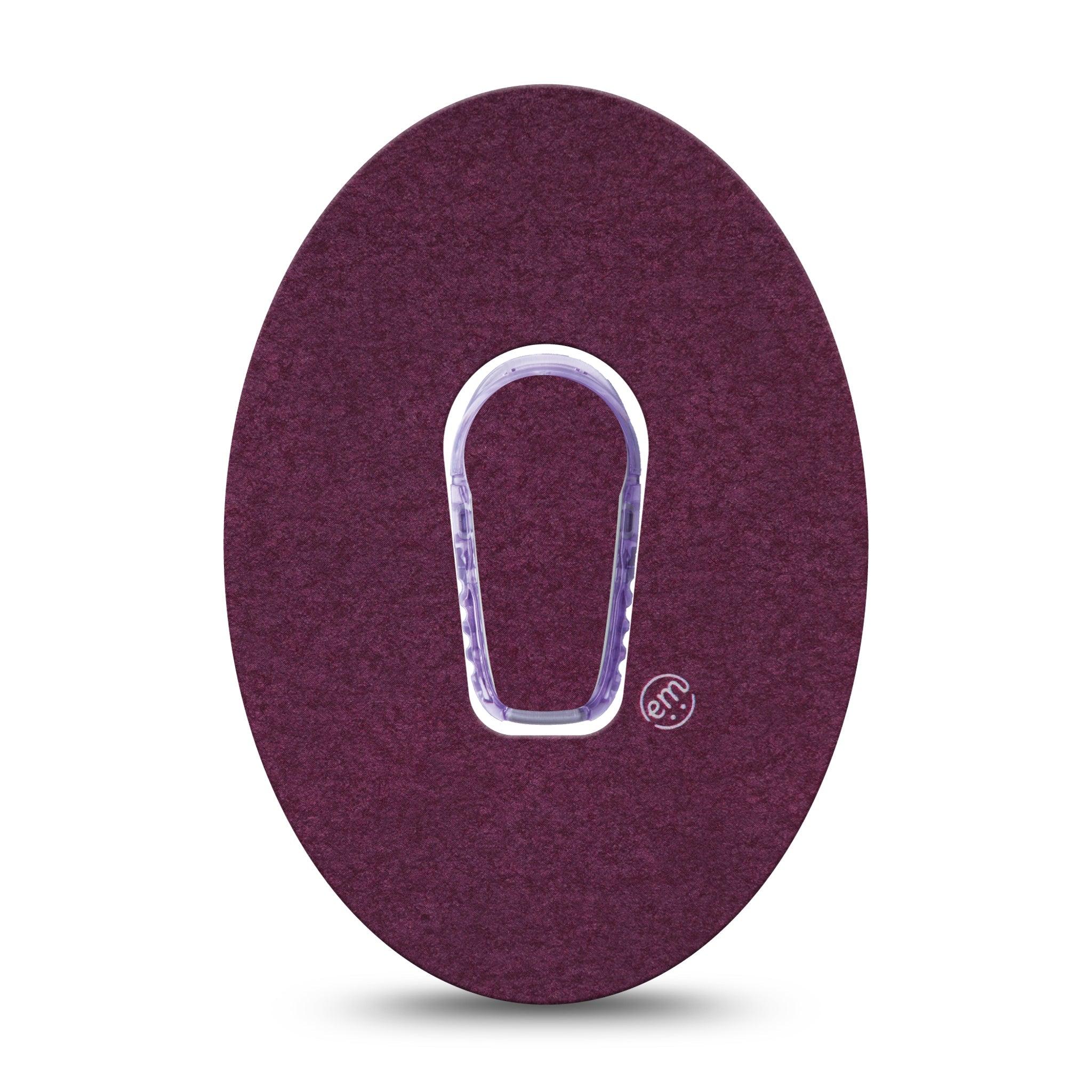 ExpressionMed Wine Red Dexcom G6 Transmitter Decorative Vinyl Sticker
